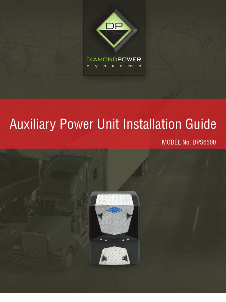 Auxiliary Power Unit Installation Guide: MODEL No. DPS6500 | PDF | Hvac ...