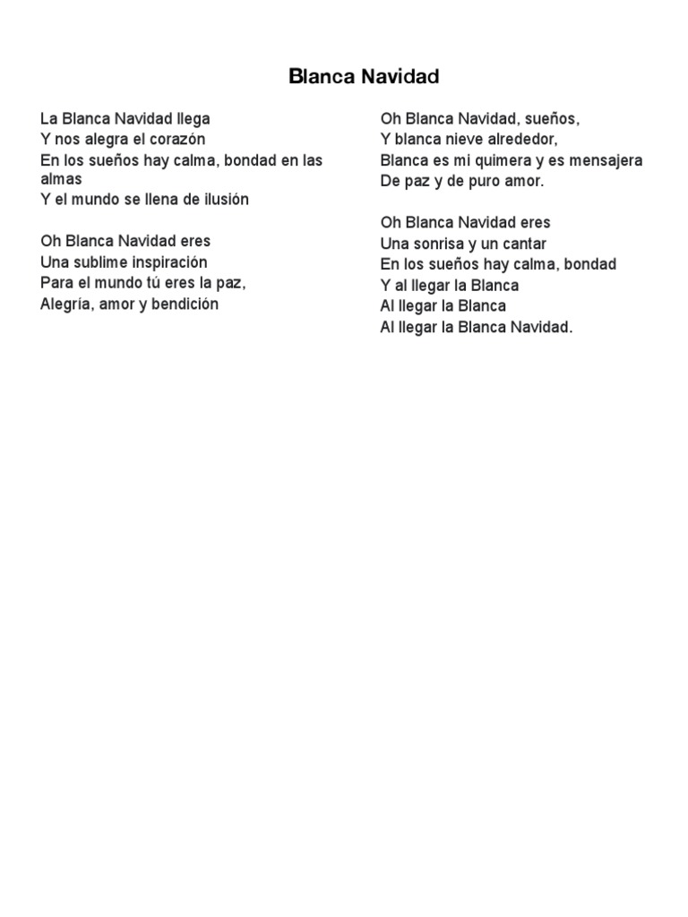 Letras de Navidad | PDF | Himnos Cristianos | Navidad