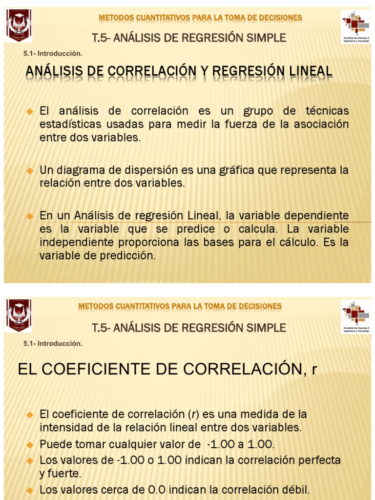 Análisis de Regresión Simple | PDF | Regresión lineal | Multicolinealidad