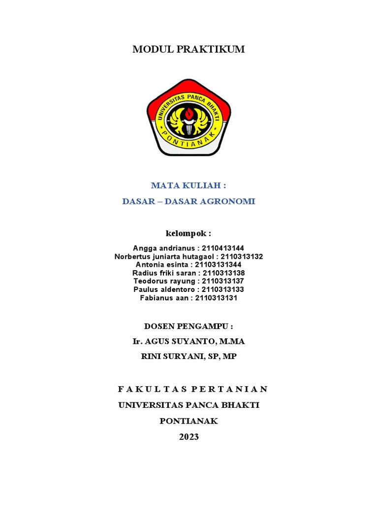 Modul Praktikum | PDF | Sains & Matematika