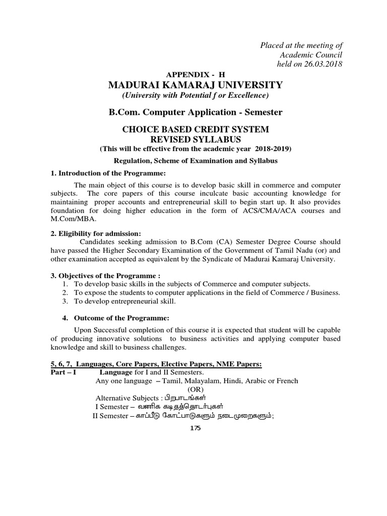 B.Com CA Syllabus | PDF | Relational Database | Pl/Sql