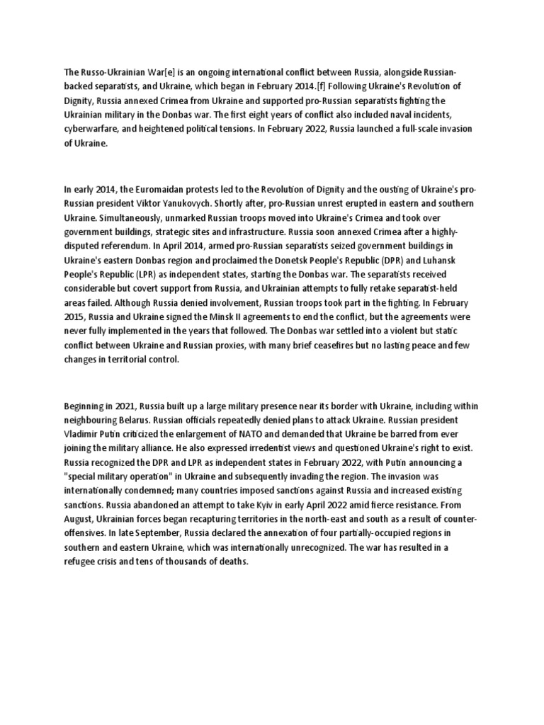 Recent Issu | PDF | Ukraine | Politics Of Ukraine