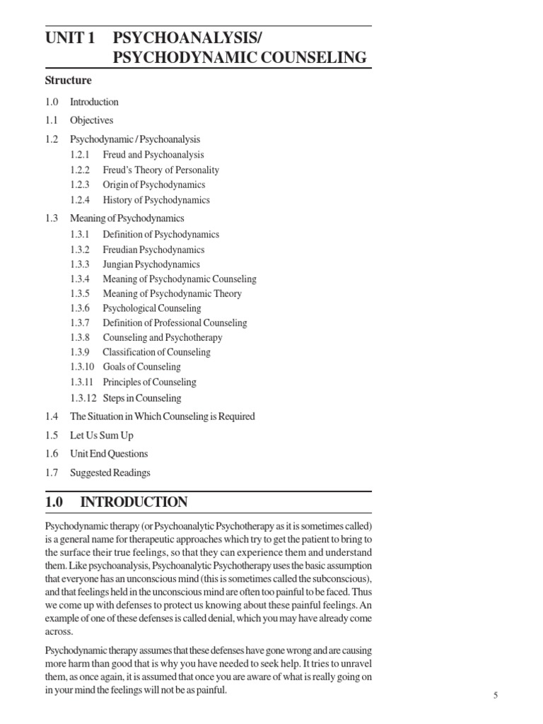 Mpce 023 Block 1 | PDF | Psychodynamics | Psychotherapy Mpce 023 Block 1 | PDF | Psychodynamics | Psychotherapy