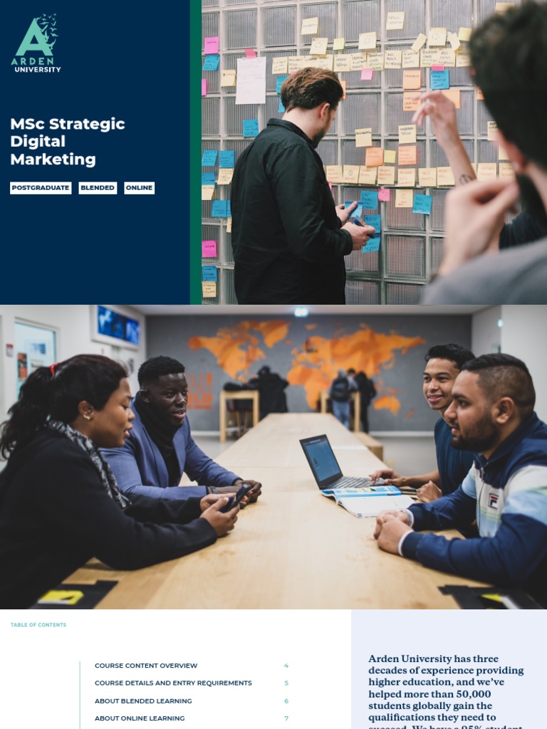 MSC Strategic Digital Marketing Course Brochure | PDF | Analytics | Marketing