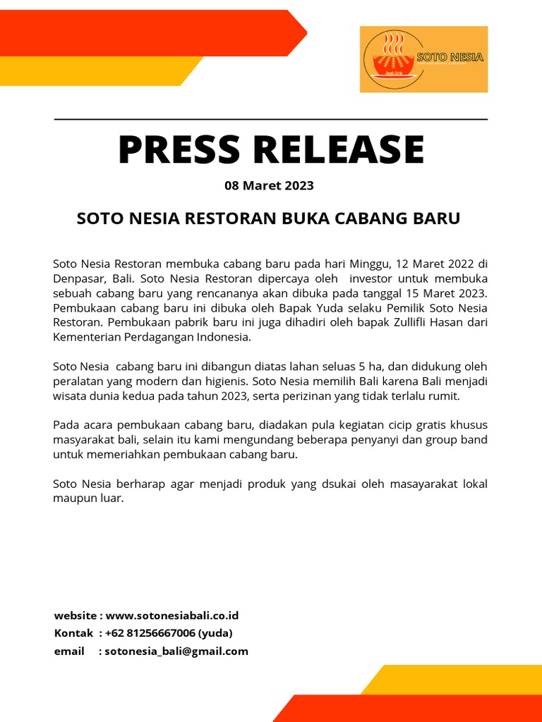 Press Release | PDF