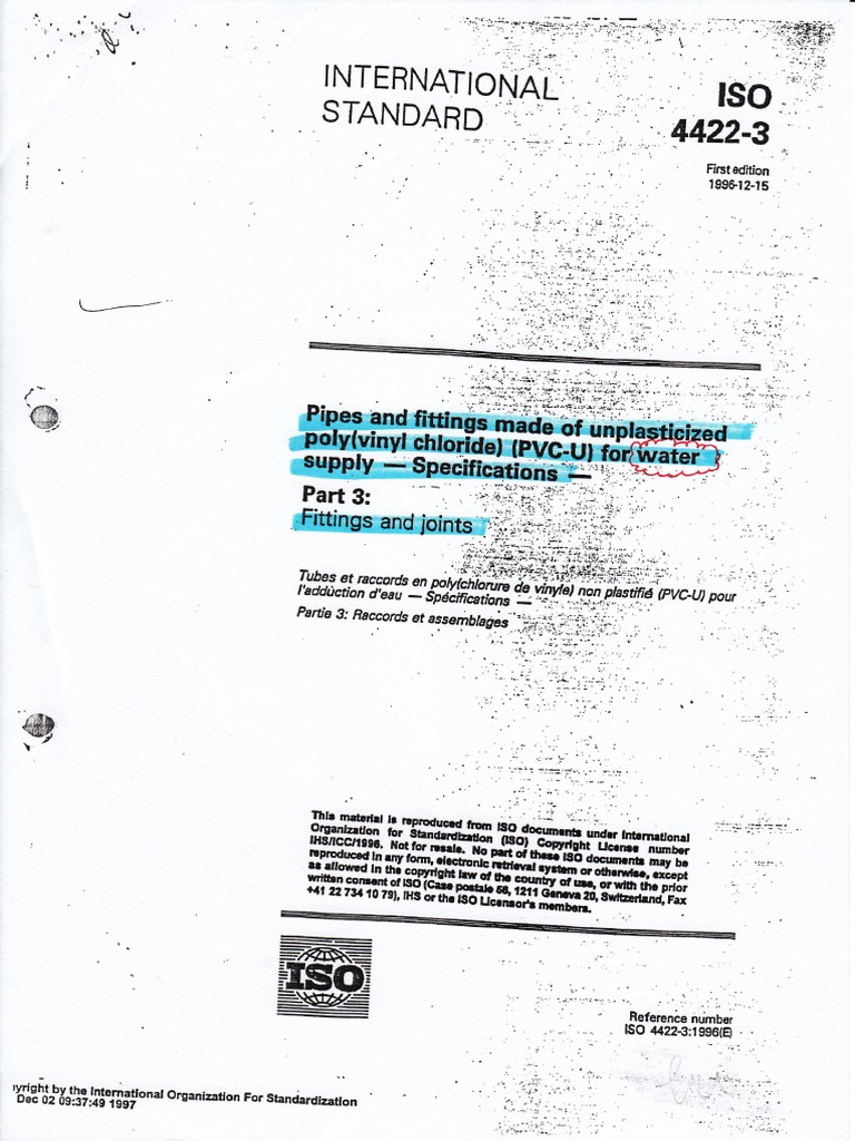 Iso 4422-3 | PDF