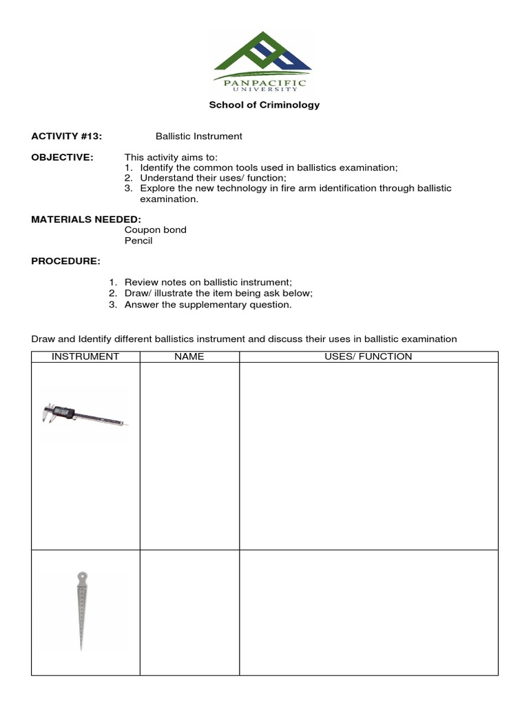Understanding Ballistics Instruments and Firearm Identification Through ...
