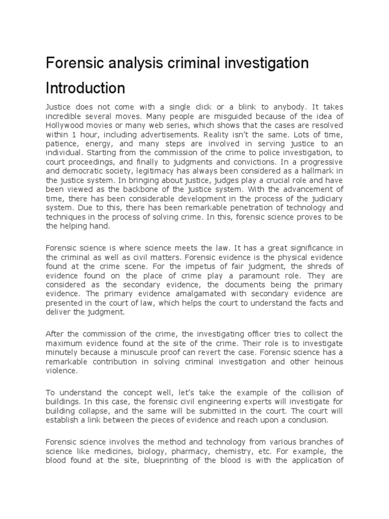 Foresnsic Science | PDF | Autopsy | Forensic Science