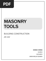 Detailed Lesson Plan in Masonry Tools: References | PDF | Masonry | Brick