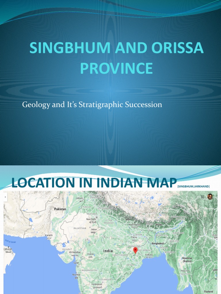 Singbhum and Orissa Province | PDF