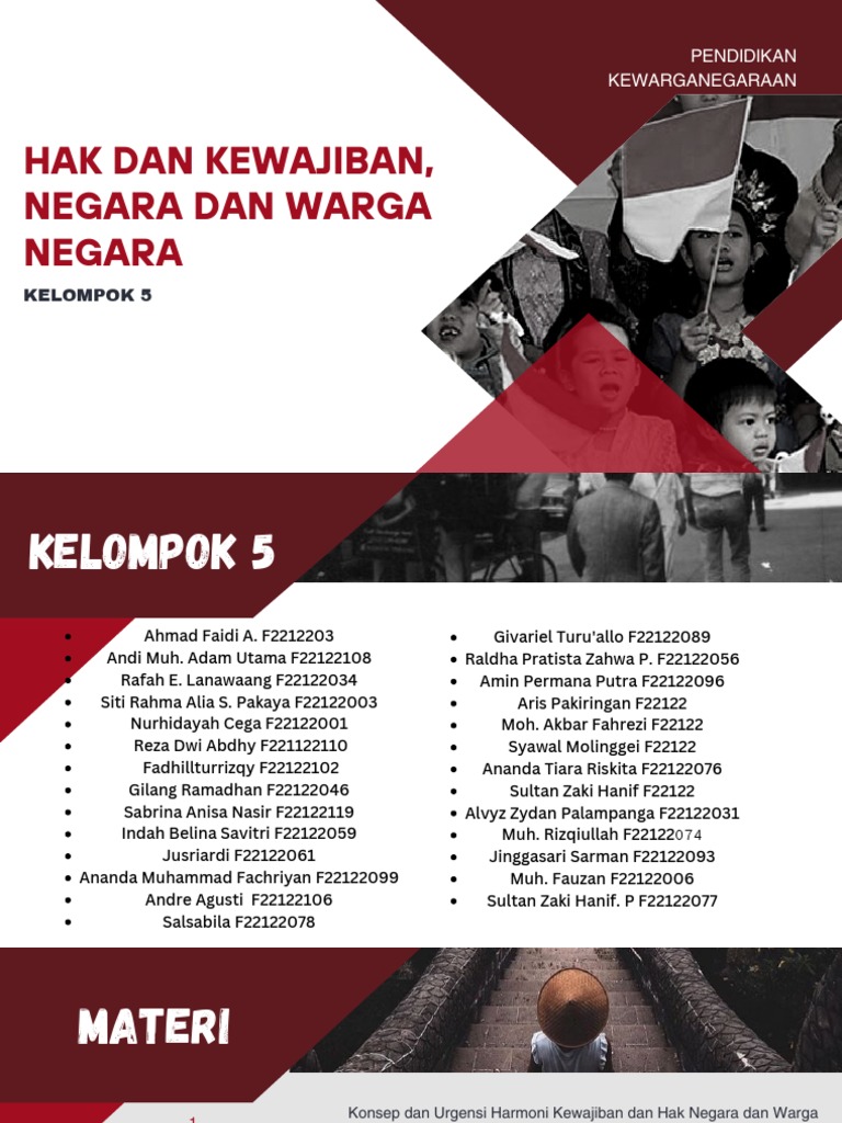 Hak Dan Kewajiban, Negara Dan Warga Negara | PDF