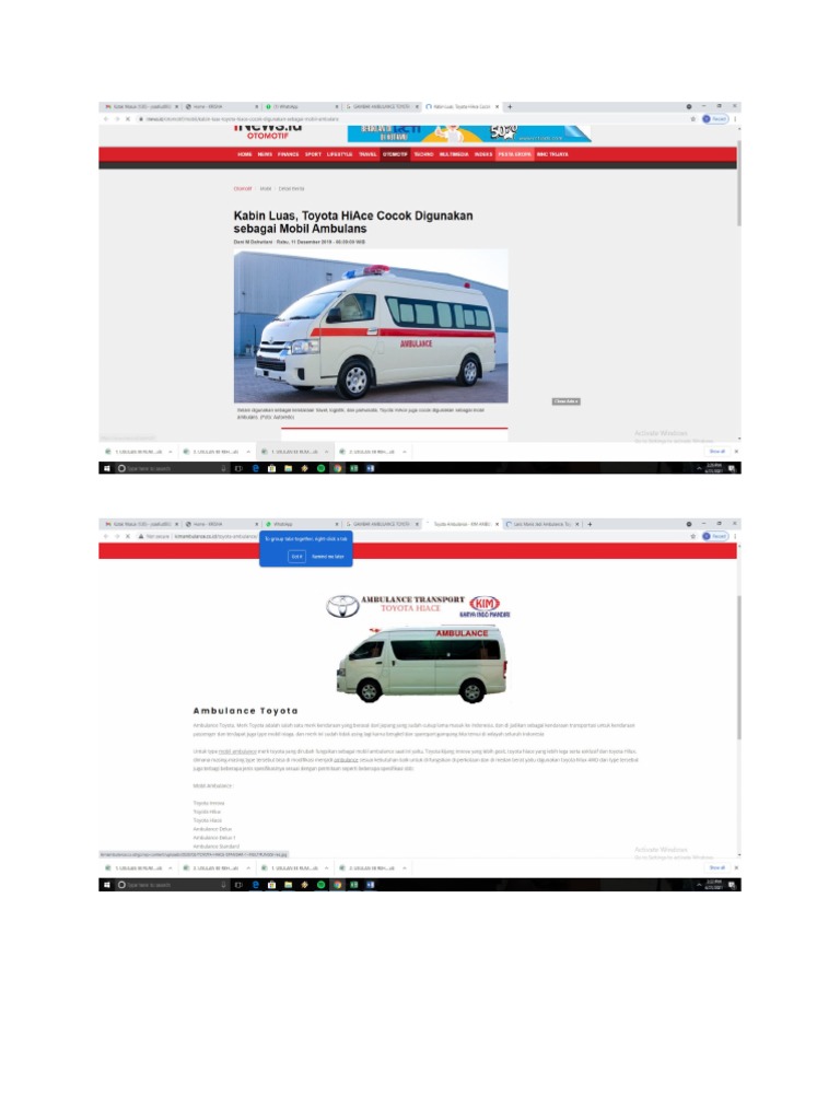 GAMBAR AMBULANCE HIACE | PDF