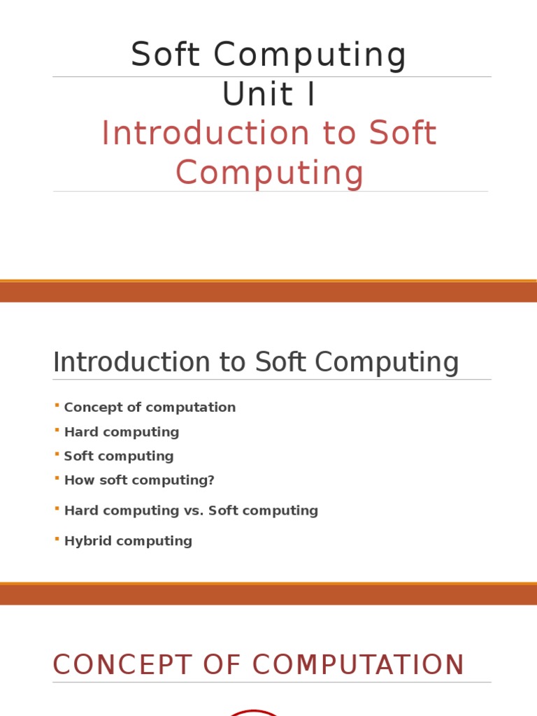 Soft Computing Unit I | PDF | Synapse | Neuron