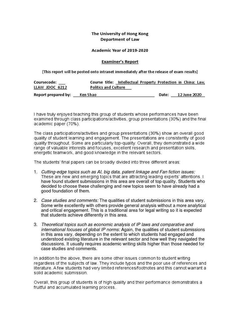 LLAW6212 Report | PDF | Cognition | Learning