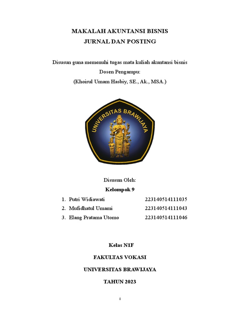 Jurnal Dan Posting Pdf