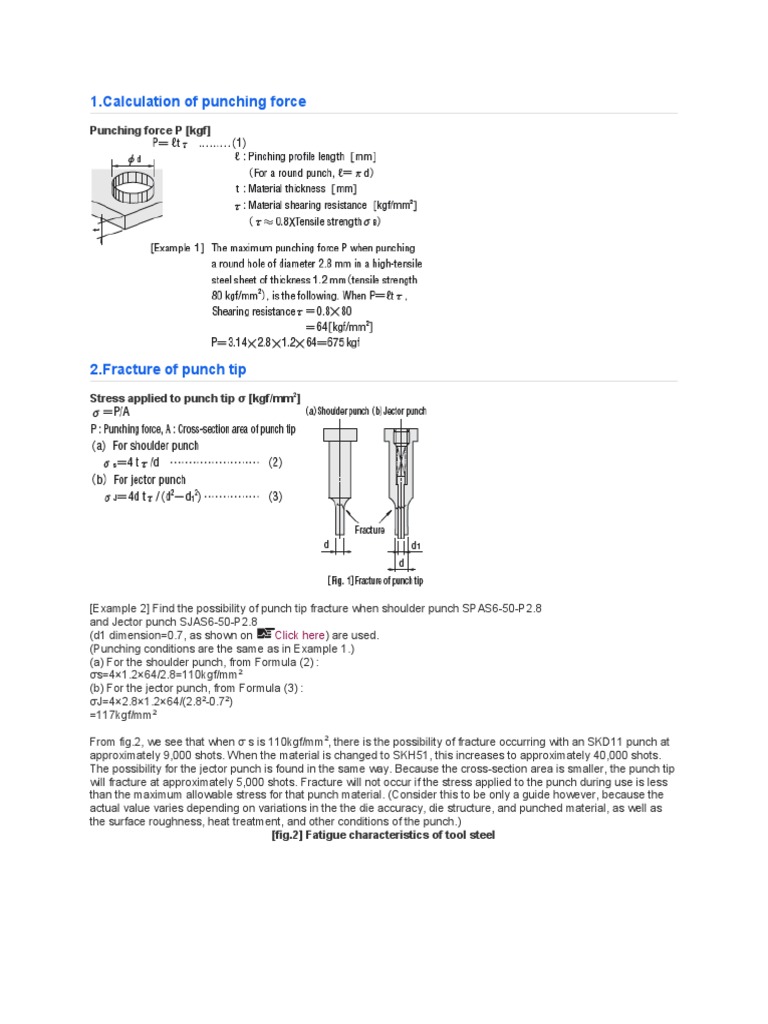 Hole Punch Calculation | PDF | Buckling | Strength Of Materials