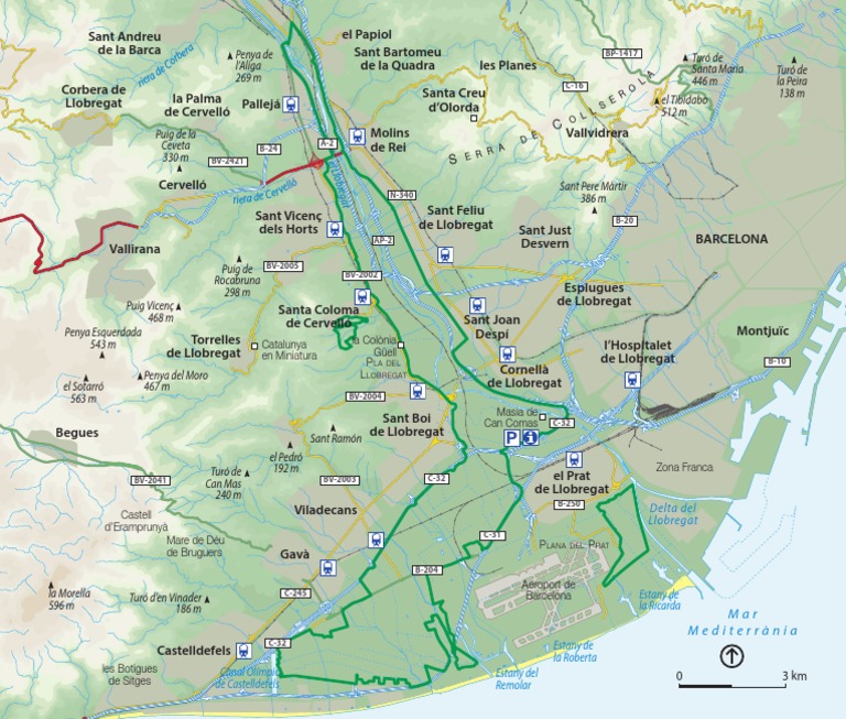 Mapa Parc Agrari Llobregat | PDF