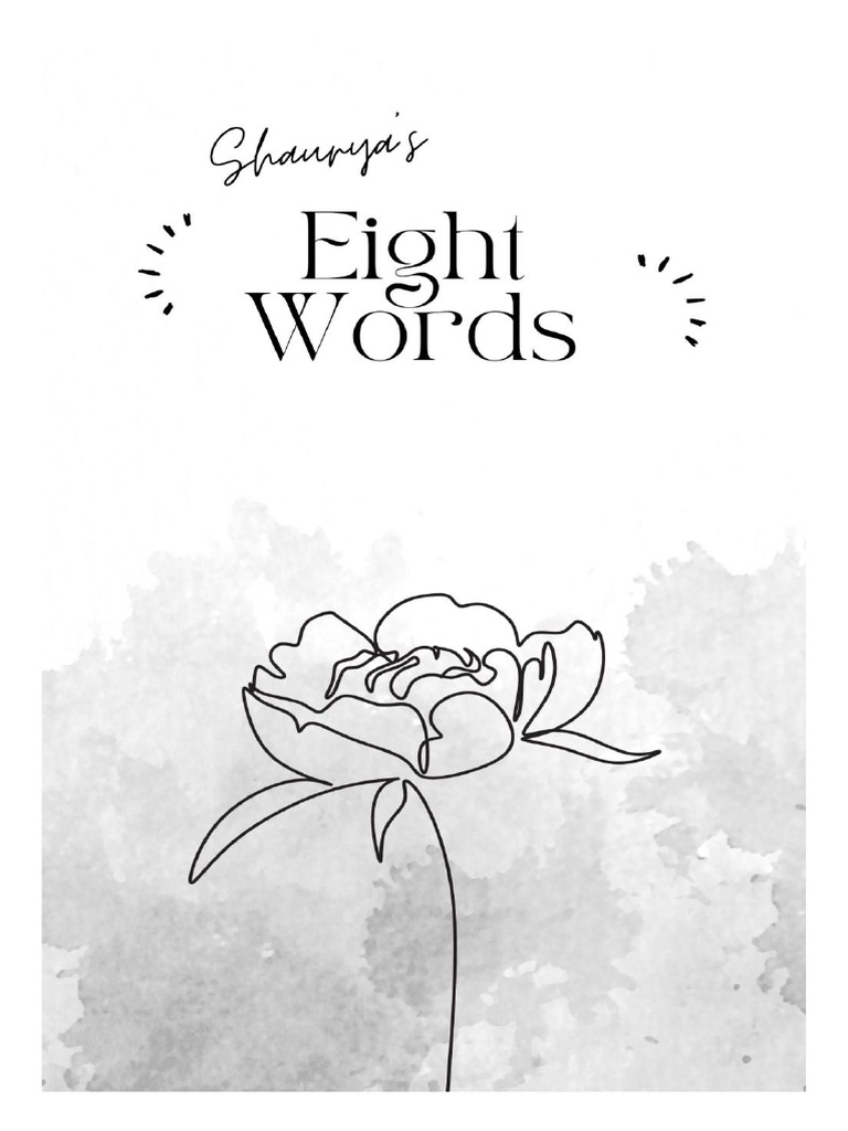 Eight Words | PDF