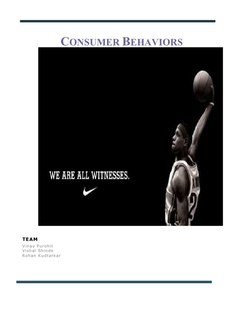 Consumer Behaviour Final | PDF | Nike | Shoe