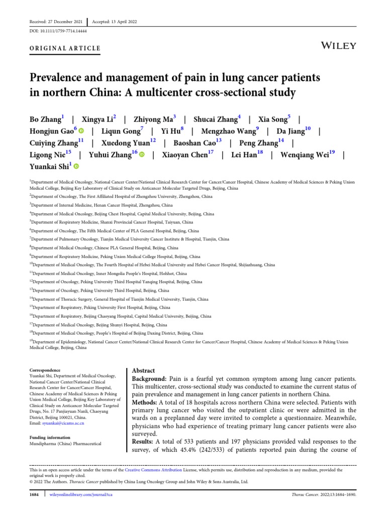 Tca 13 1684 | PDF | Pain Management | Pain
