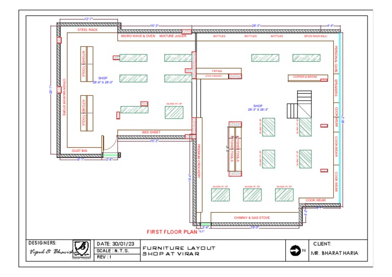 First Floor Furniture Layout | Download Free PDF | Kitchen | Tools