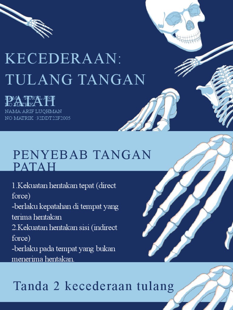 Rawatan Kecederaan Patah Tangan | PDF | Sains & Matematika