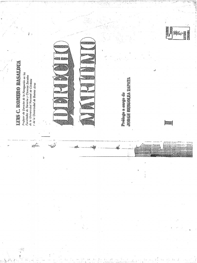 Manual de Derecho Marítimo (Nuevo) - Romero Basaldúa | PDF