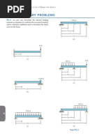 Beam Deflection Problems and Solutions | PDF | Beam (Structure) | Bending