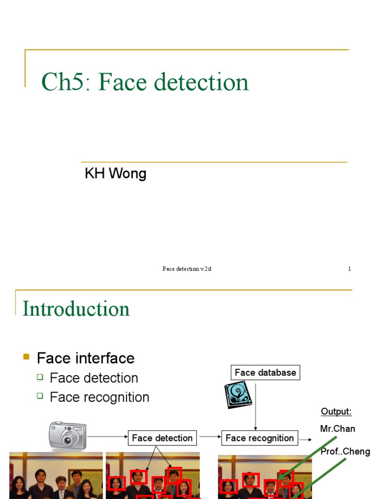 5 Face Detection | PDF | Rectangle | Computer Vision