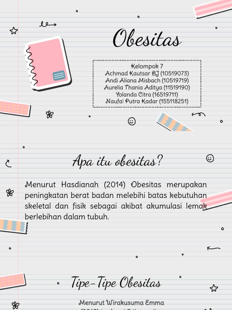 Kelompok 0900 - Obesitas | PDF | Pengembangan Diri | Kesehatan Holistik