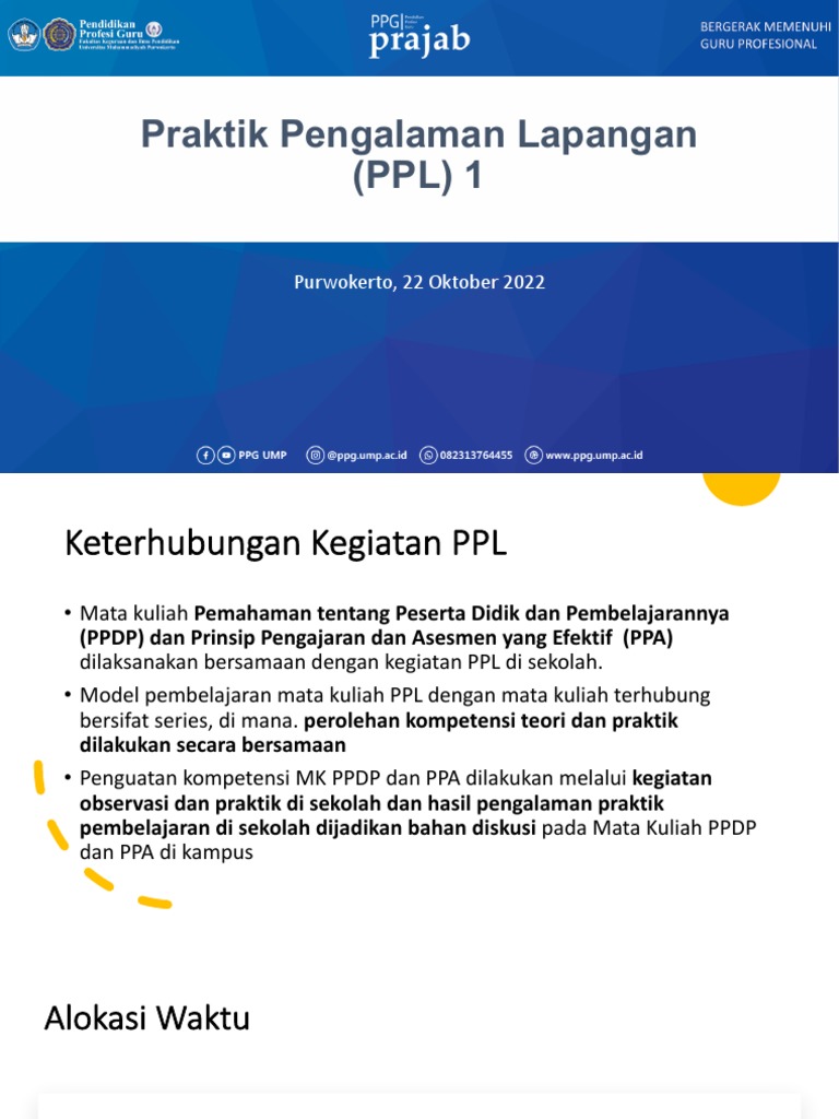PPL1 PPG Prajab 2022 Sesi Observasi Perbaikan | PDF