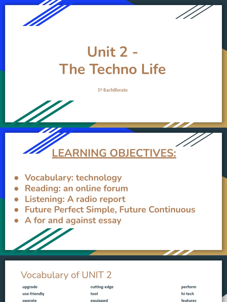 Unit 2 - The Techno Life | PDF