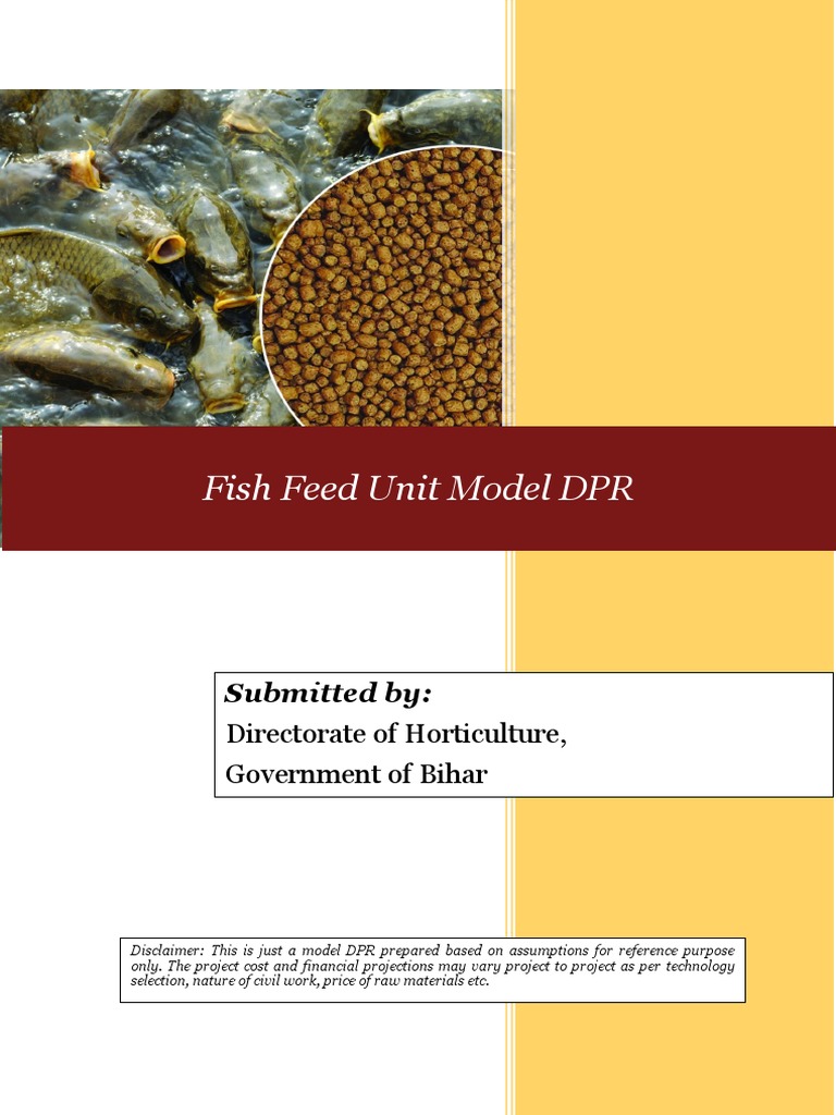 Model DPR Fish Feed | PDF | Fishery | Extrusion