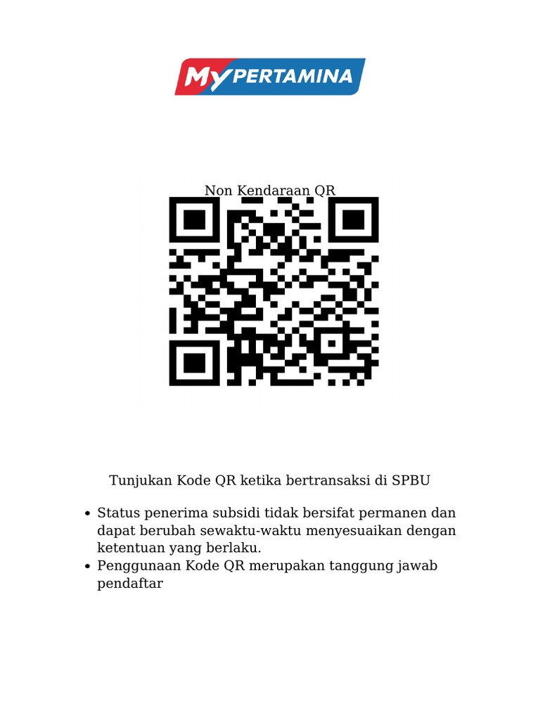 Non Kendaraan QR | PDF