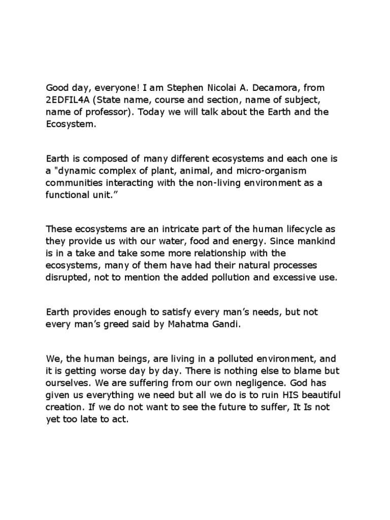 Script For Vlog | Download Free PDF | Waste | Recycling