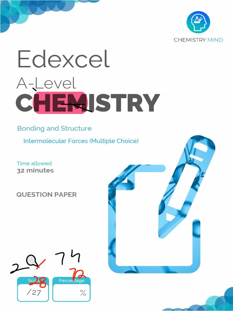 Intermolecular Forces (Multiple Choice) QP | PDF | Chemical Bond ...