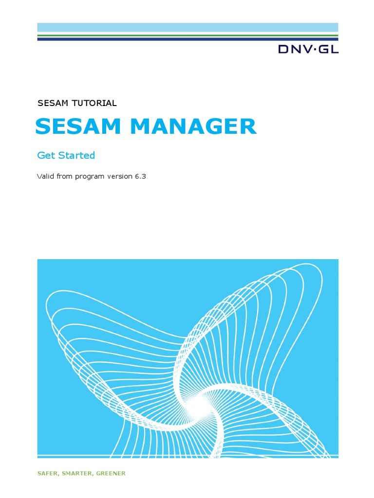 SESAM GENIE 1. Getting Started | PDF | Window (Computing) | Computing