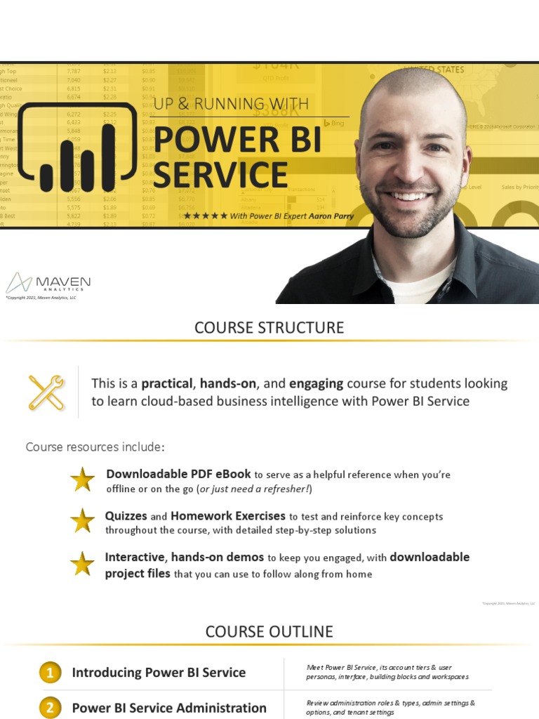 Up and Running With Power BI Service | PDF | Mobile App | Microsoft Excel