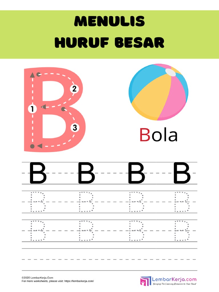Menulis Alfabet B1 | PDF