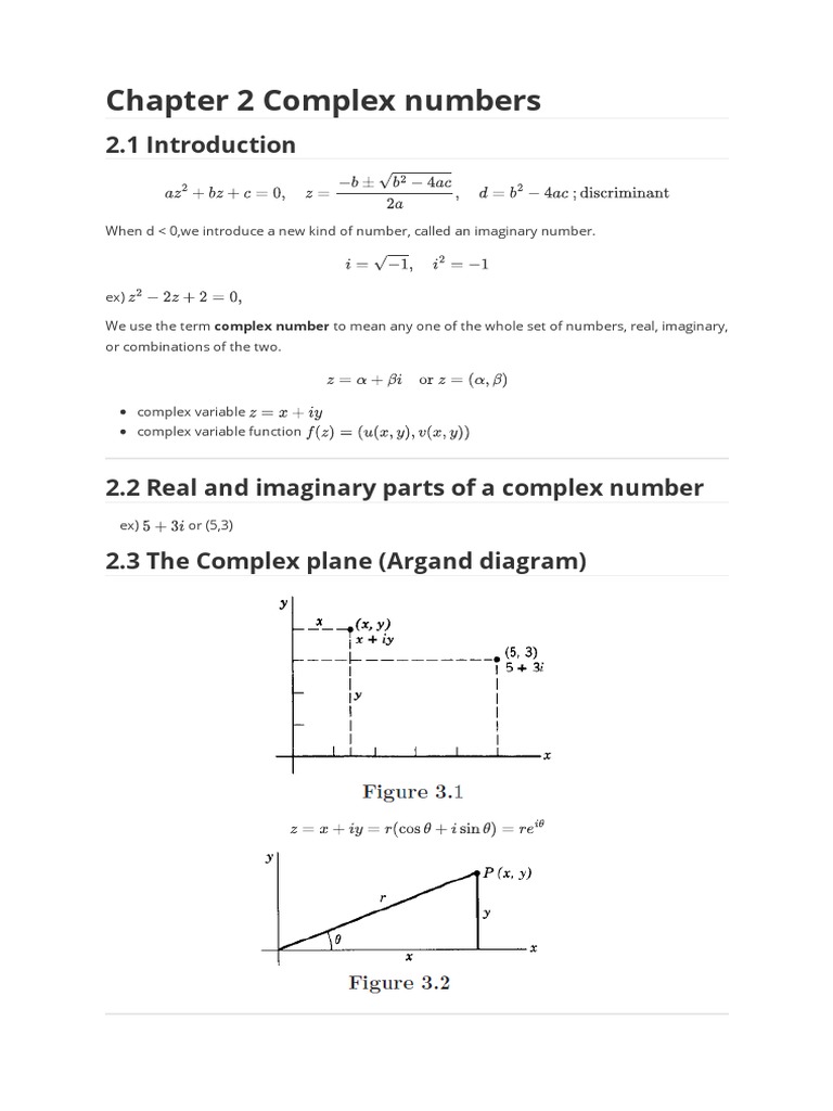 MPCH 2 | PDF | Complex Number | Exponentiation