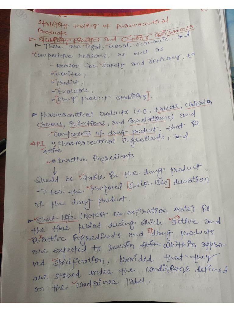 Stability of Pharma... Product | PDF