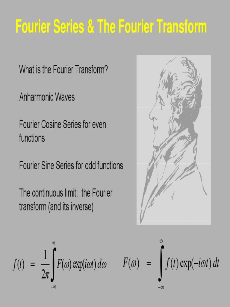 Fourier Transform | Download Free PDF | Fourier Transform | Fourier Series