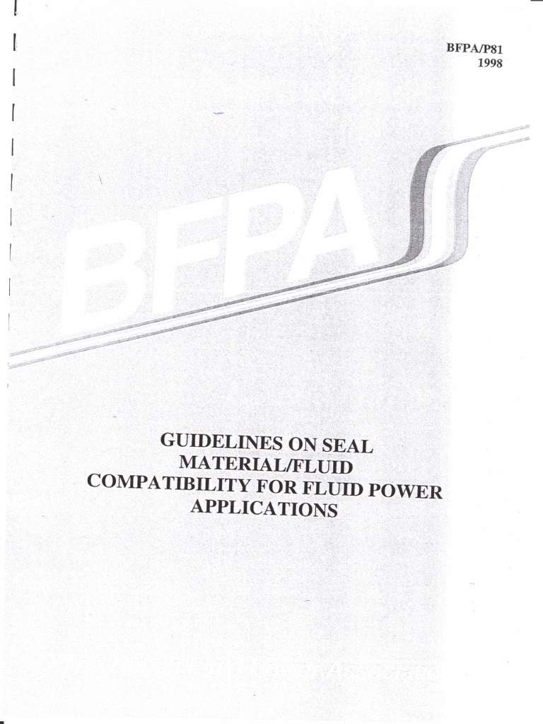 Seal Compatibility | PDF