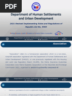 IRR RA 9904 (Magna Carta For Homeowners) | PDF | Board Of Directors ...