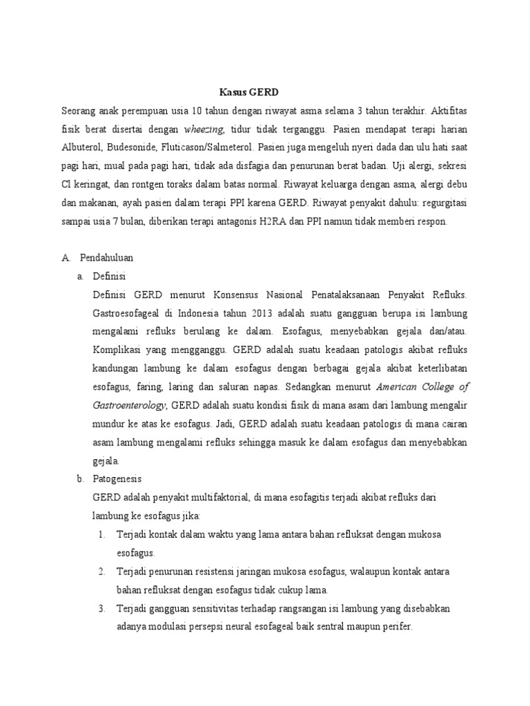 Soap Kasus Gerd | PDF