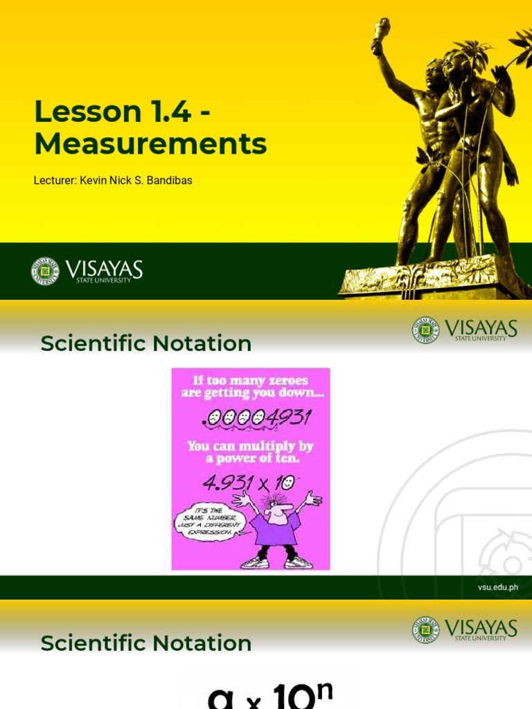 Lesson 1.4 - Measurements | PDF | Significant Figures | Density