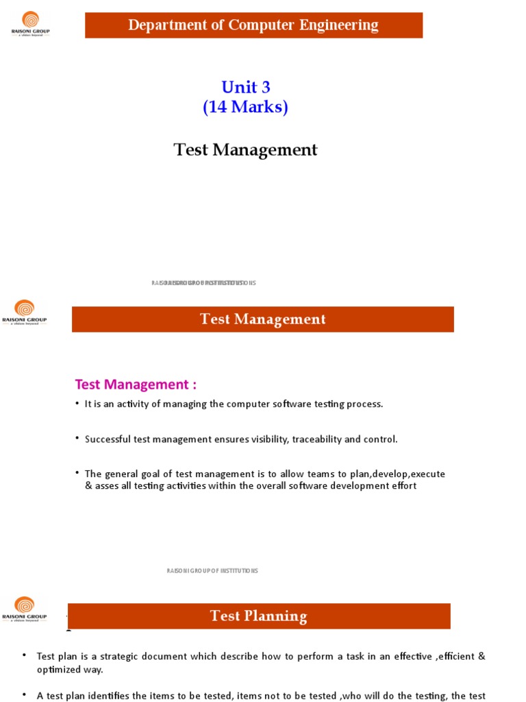 Ste - Unit3 - Presentation Updated | PDF | Software Testing ...