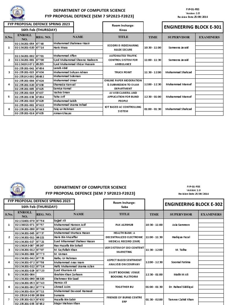 Duty Roster Student | PDF