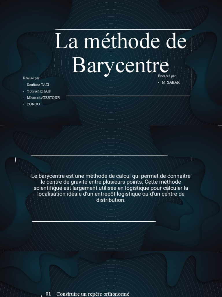 Barycentre | PDF