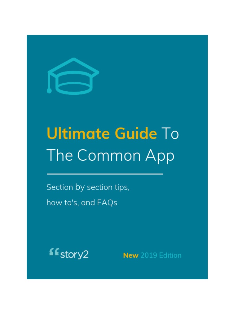 Common App Guide | PDF | Teachers | Social Security Number